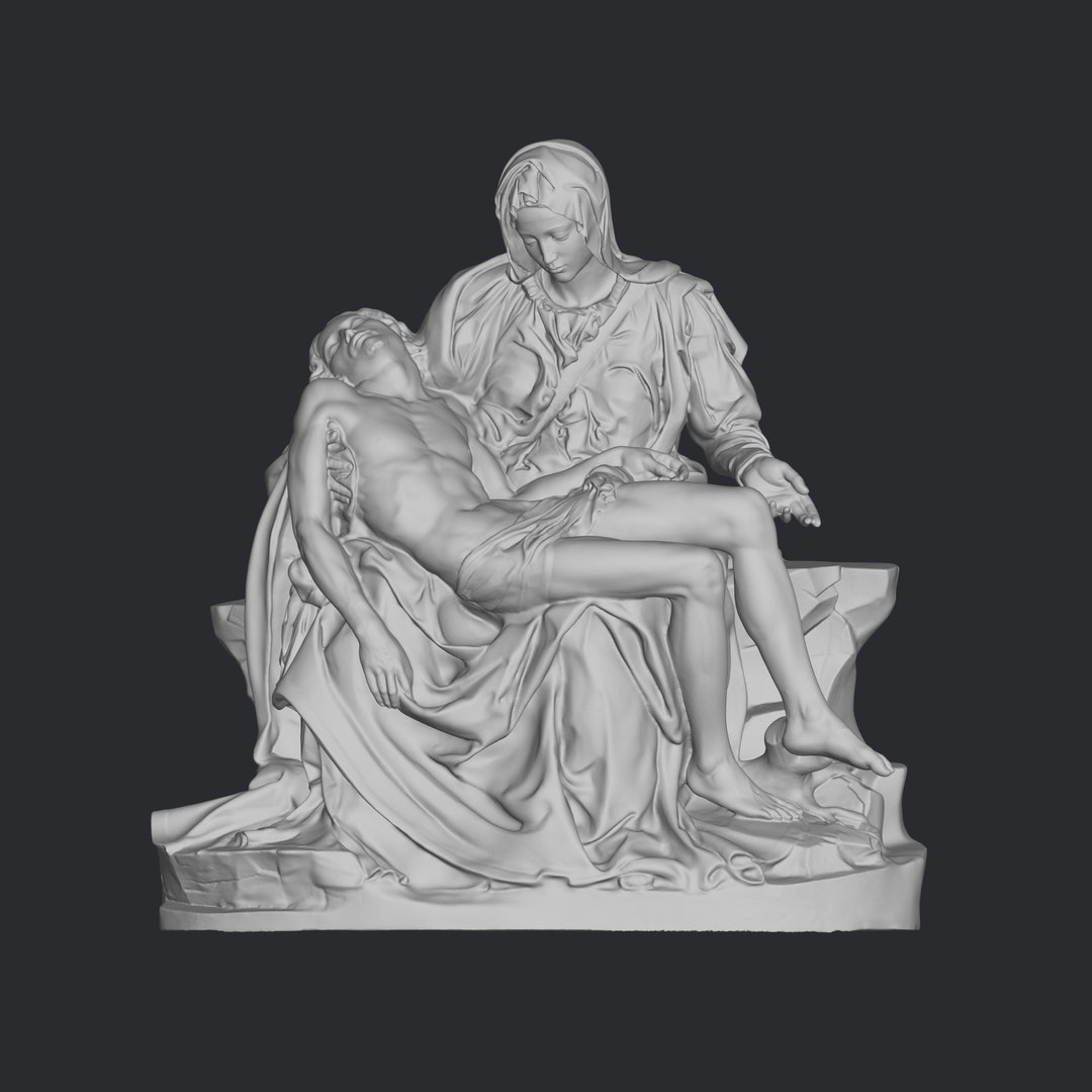 La Pietà Stl File 3d Printing, 3d Print File, Miniature, Superhero ...