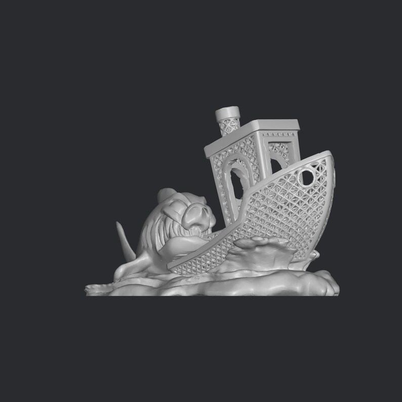 An Epic Story of the Benchy Stl File 3d Printing, 3d Print File ...