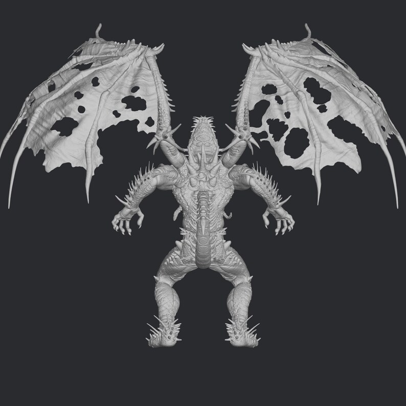 Cthulhu Stl File 3d Printing, 3d Print File, Miniature, Superhero, Game ...
