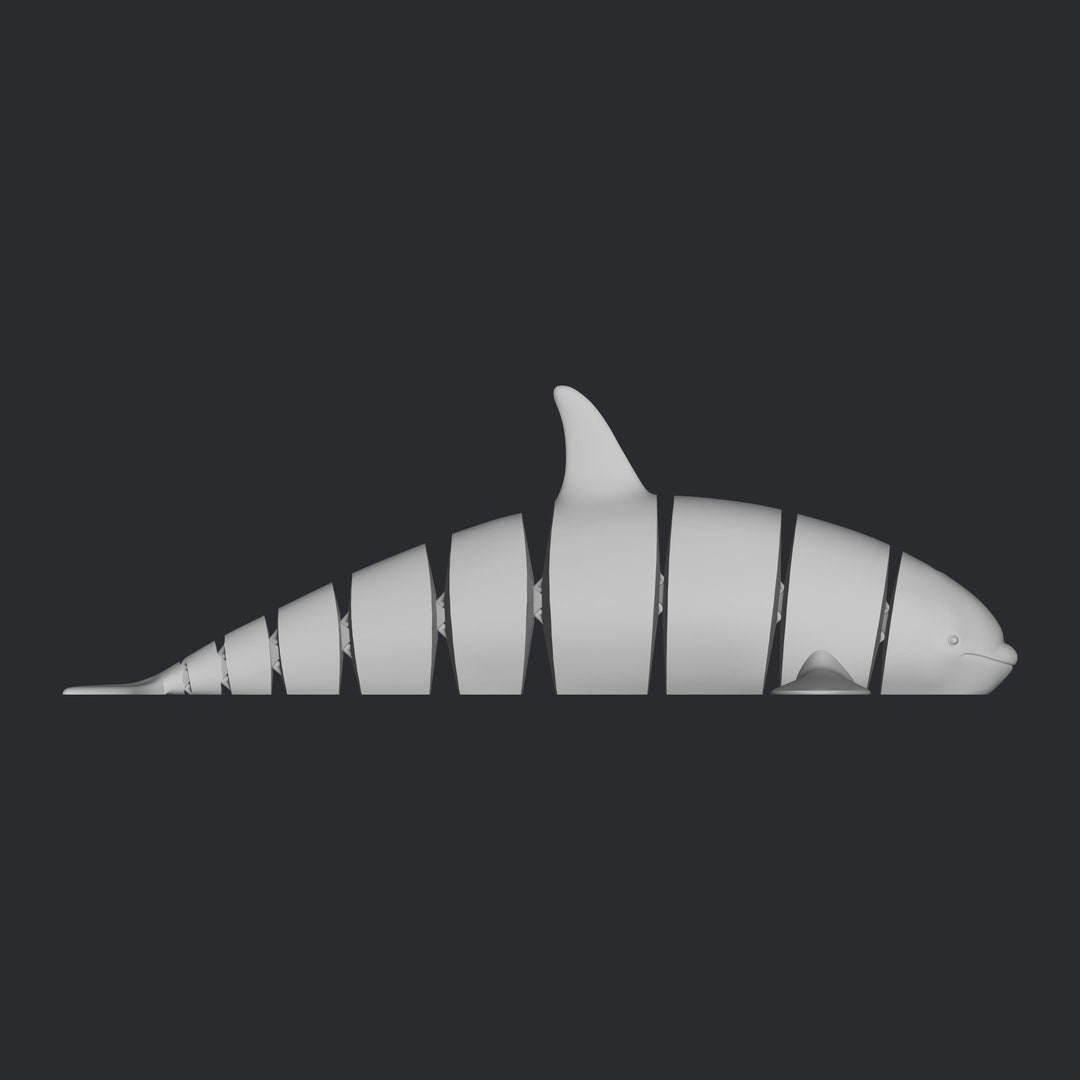 Articulated Orca Toys Stl File 3d Printing, 3d Figure Stl, 3d Stl ...