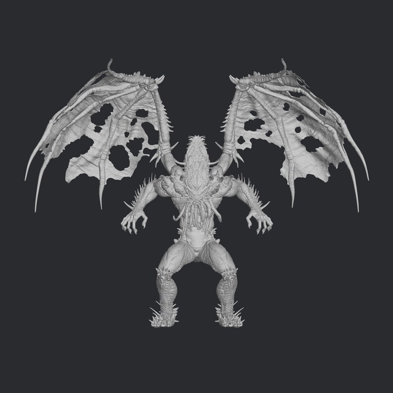 Cthulhu Stl File 3d Printing, 3d Print File, Miniature, Superhero, Game ...