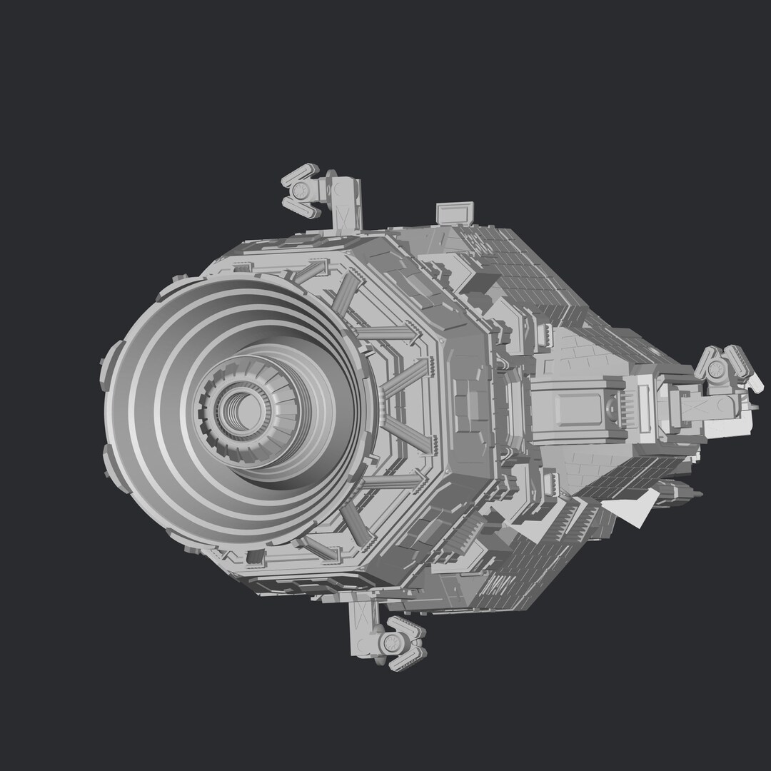 Corvette Class Light Frigate From the Expanse With Stand Stl File 3d ...