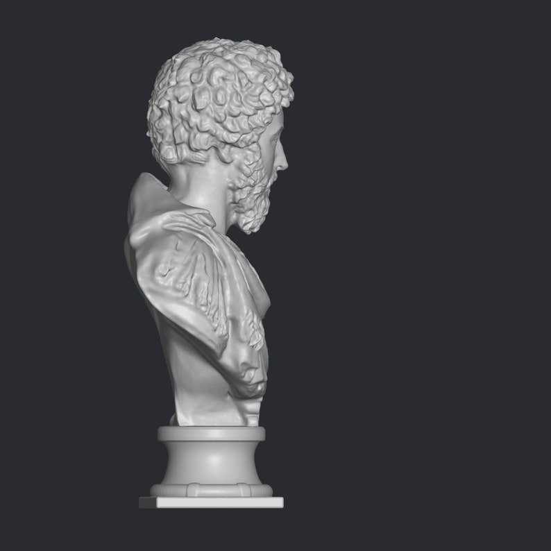 Marcus Aurelius at the Louvre, Paris Stl File 3d Printing, 3d Print ...