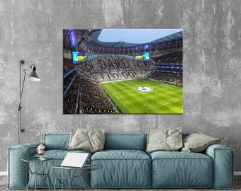 Tottenham Hotspur Stadium Canvas Wall Art Design Poster Print Décor for ...