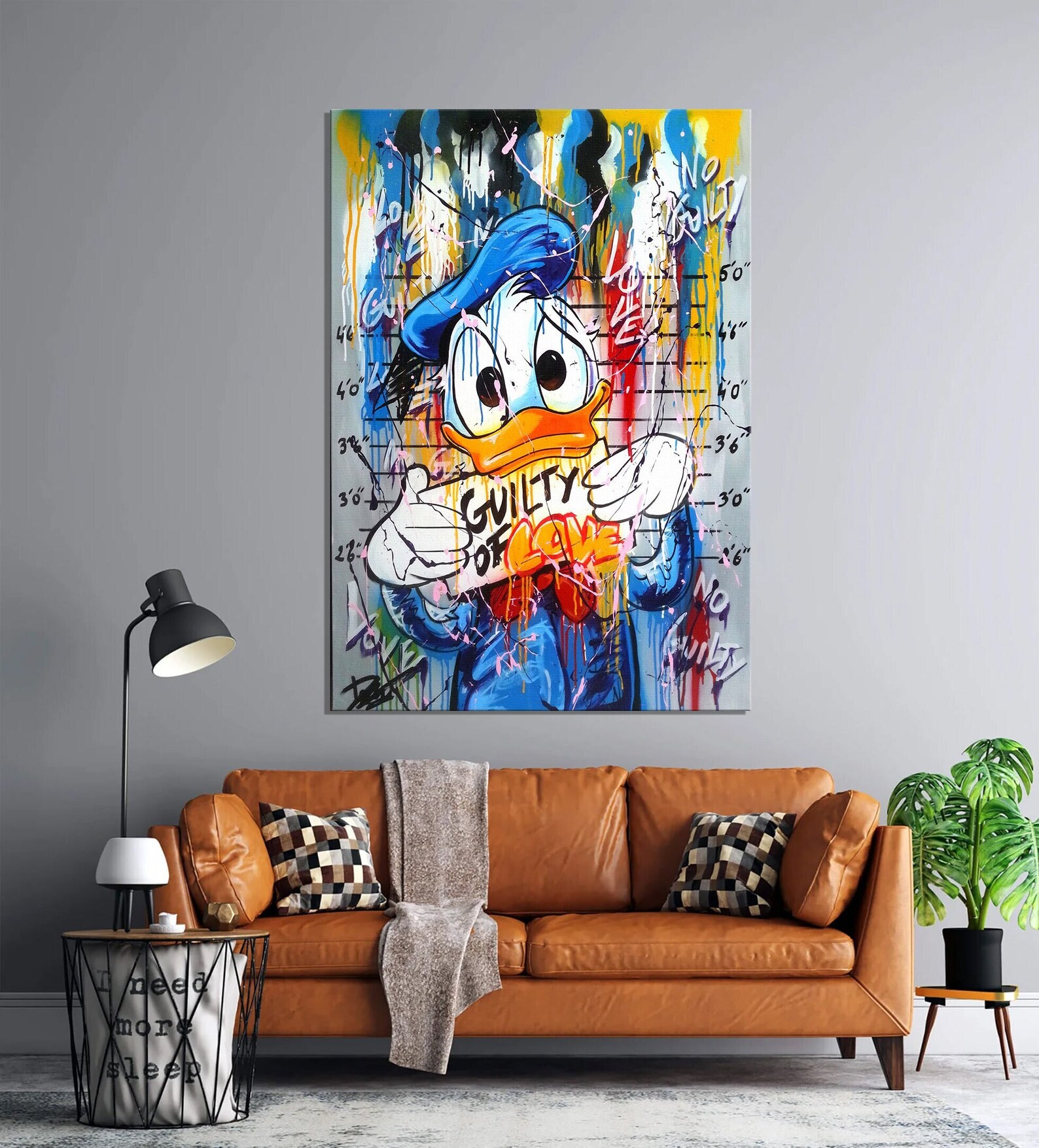 Banksy Guilty Dorlock Homes Graffiti Pop Art Canvas, Banksy Style Pop ...