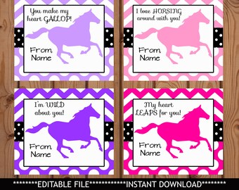 Horse valentine | Etsy