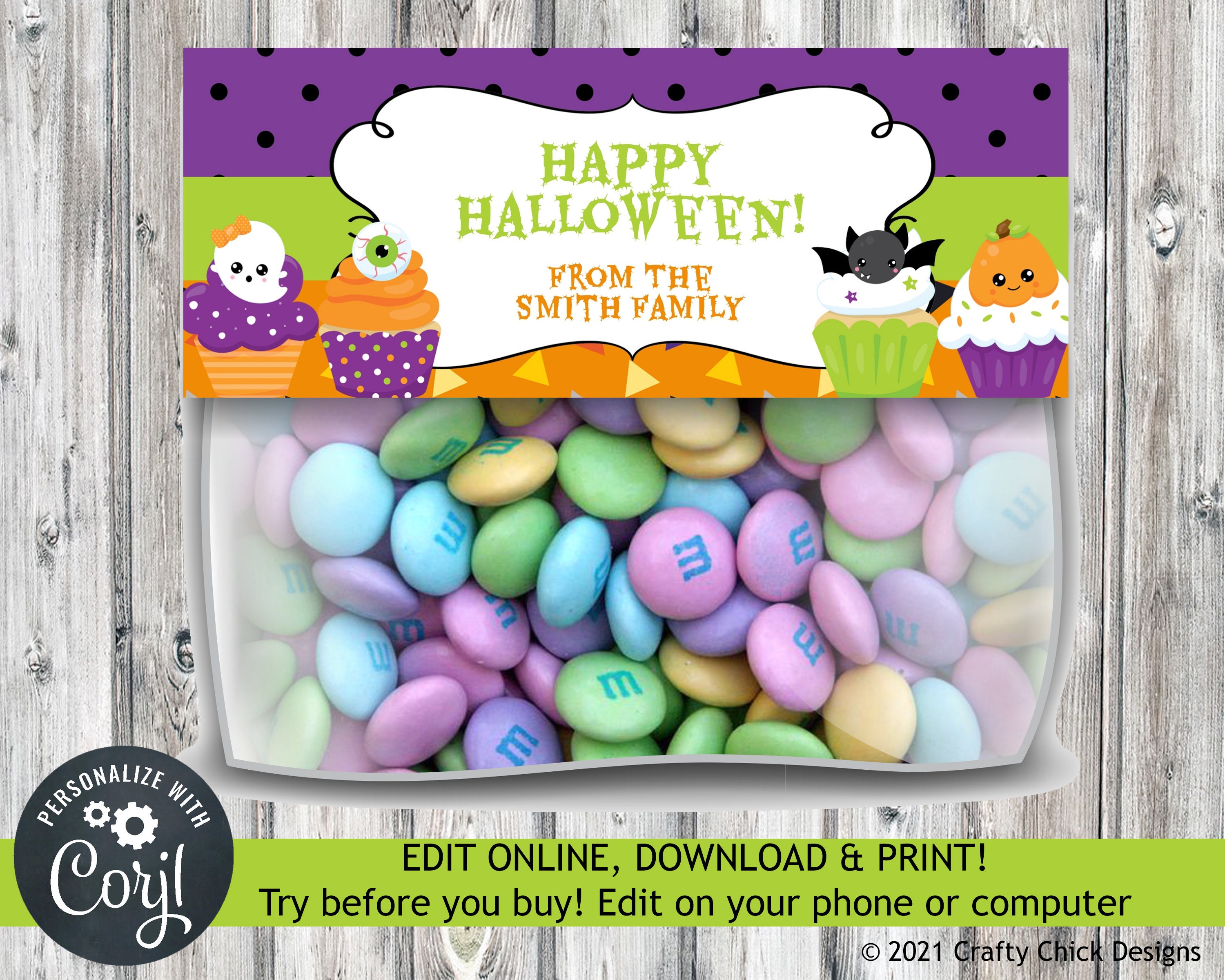 Editable Halloween Party Printables, Halloween Invitation, Water Bottle ...