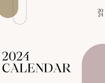 2024 Digital Calender - Etsy