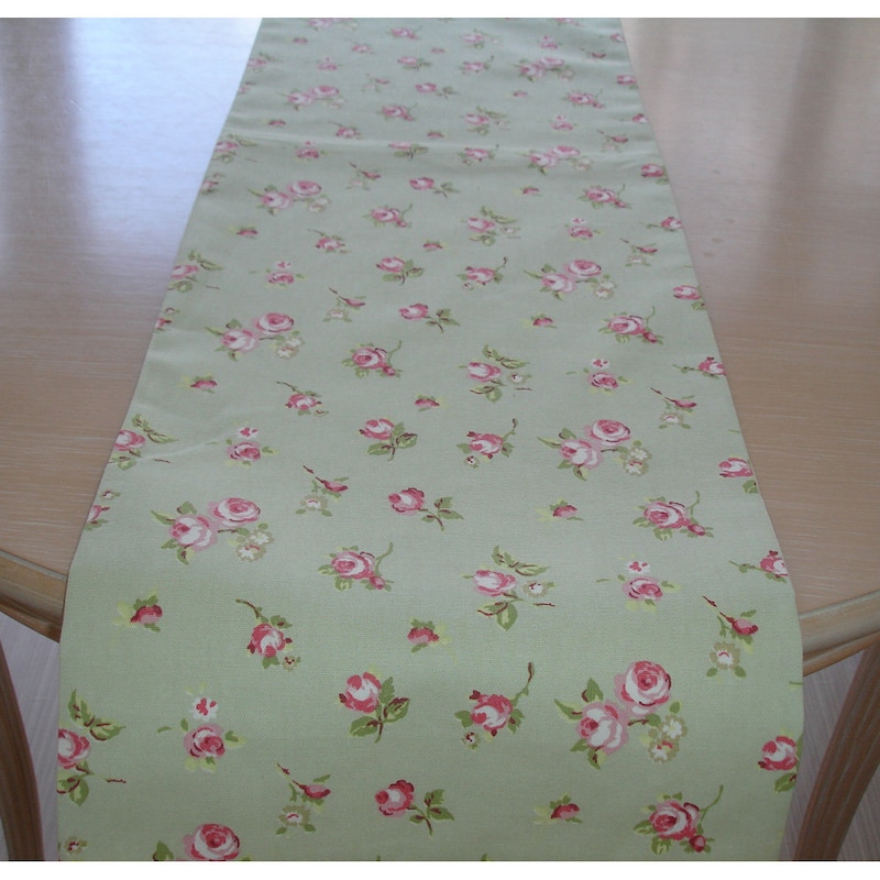 Pink Table Runner - Etsy