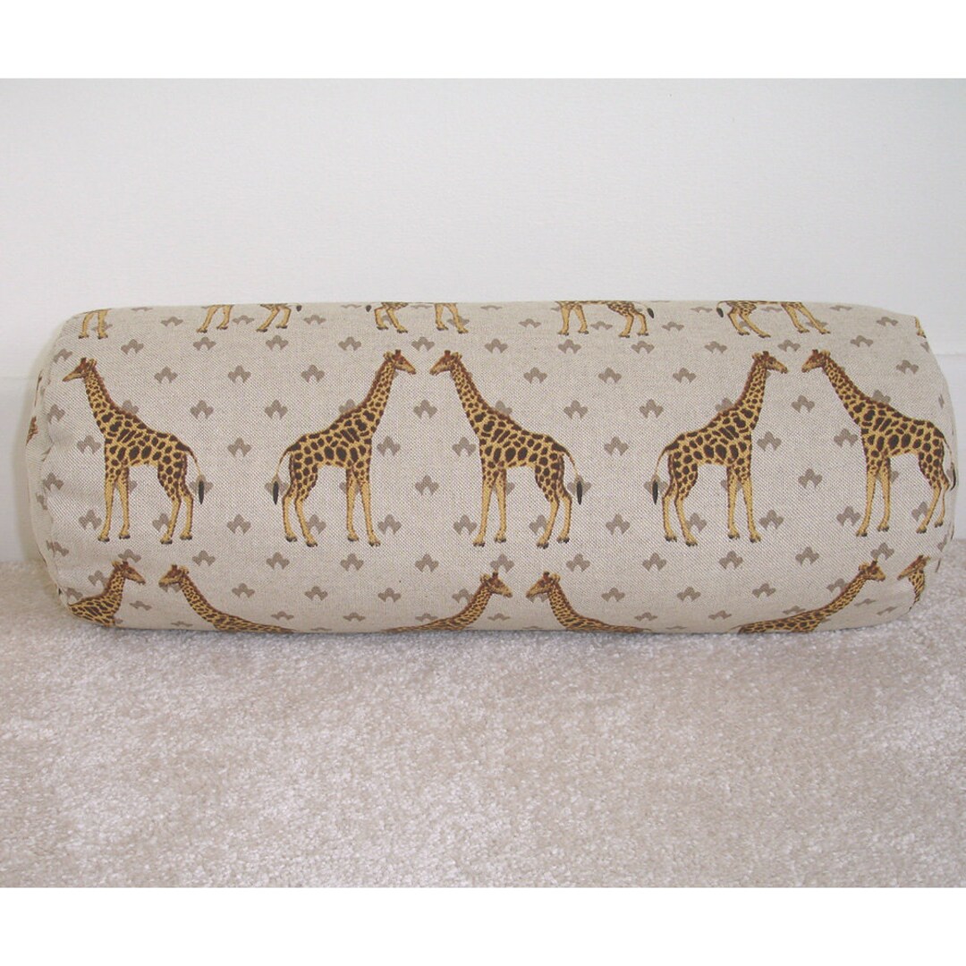 Giraffe Bolster Cushion Cover Giraffes Neck Roll Pillow Cylinder Throw ...