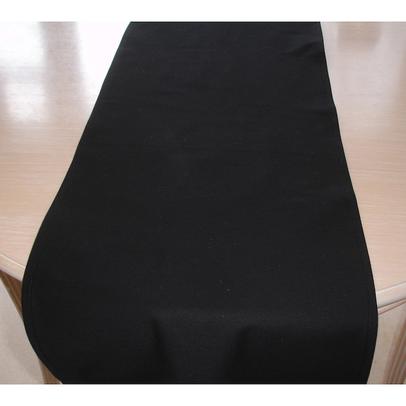 Black Table Runner - Etsy