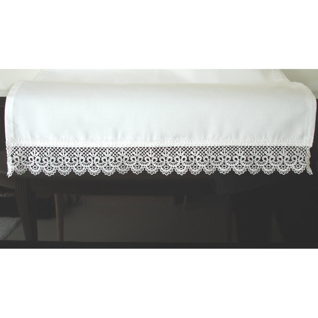 Home Altar Cloth White Lace Trimmed Small Church Tablecloth - Etsy