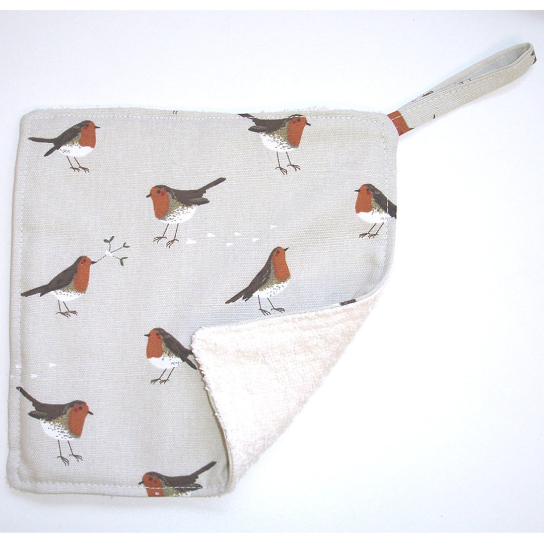Christmas Robin Pot Holder Kitchen Pad Pot Grab Potholder Mat Surface ...