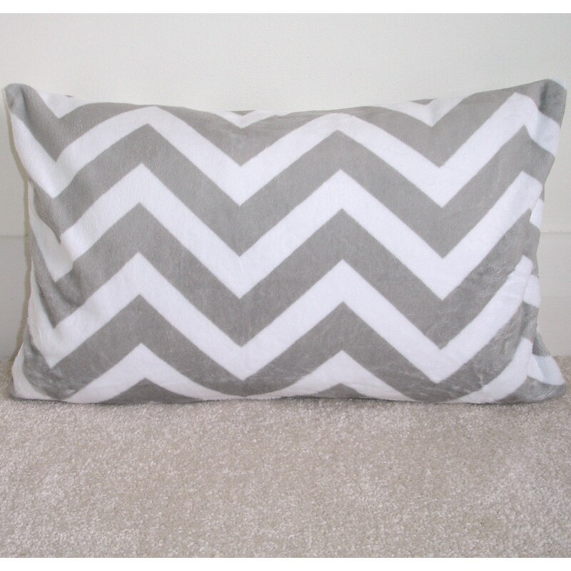 Gray Chevron Pillow - Etsy