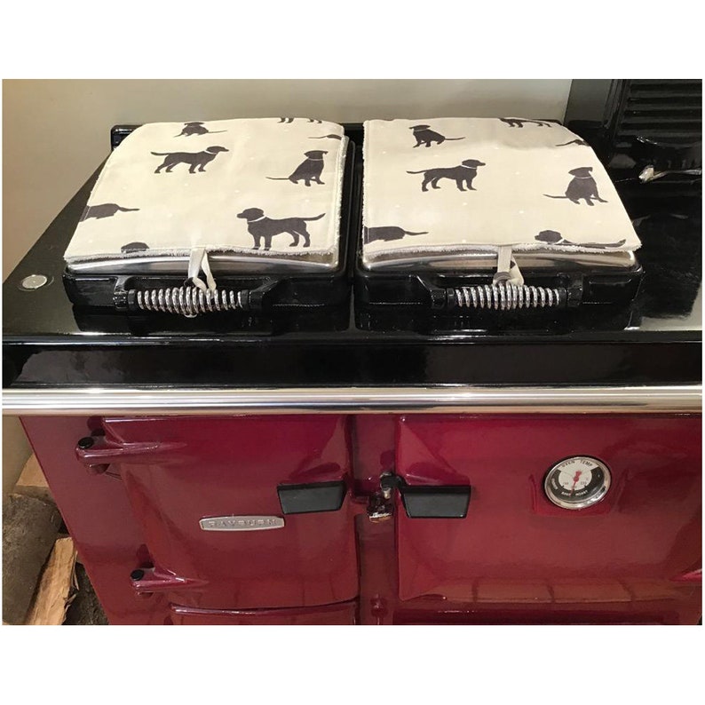 Pair Stanley Brandon Oven Range Cooker Hob Lid Covers Pads Mats Two ...
