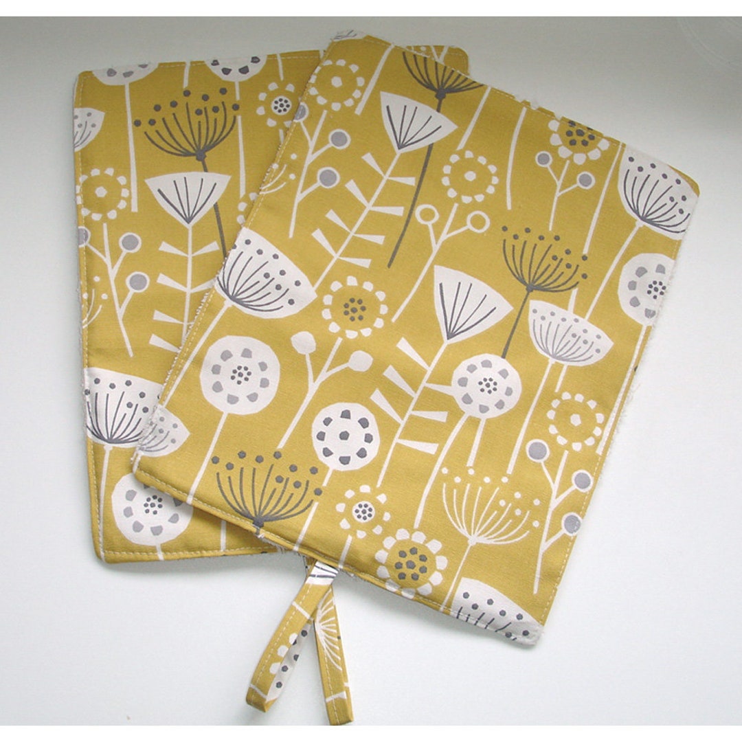 Pair Rayburn 600 Series Hob Lid Covers Two Yellow Ochre Mustard and ...