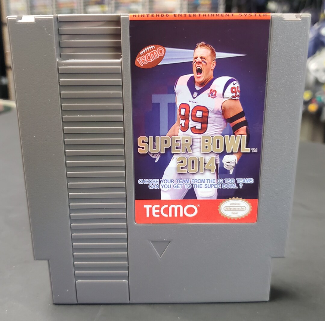 8 Bit Nintendo Tecmo Super Bowl 2014 New NES Cartridge Free Shipping - Etsy