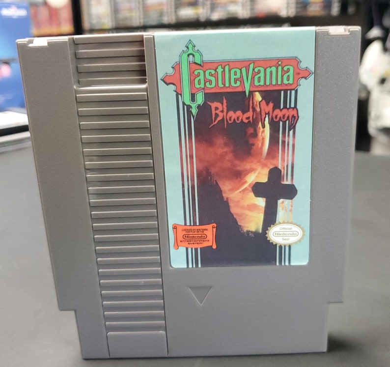 8 Bit Nintendo Castlevania: Blood Moon New NES Cartridge Free Shipping ...