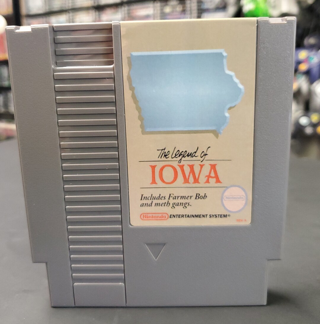 8 Bit Nintendo the Legend of Zelda: the Legend of Iowa New NES ...