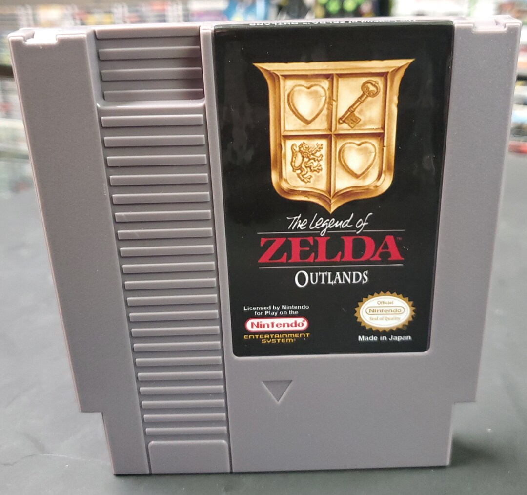 8 Bit Nintendo Legend of Zelda: Outlands New NES Cartridge Free ...