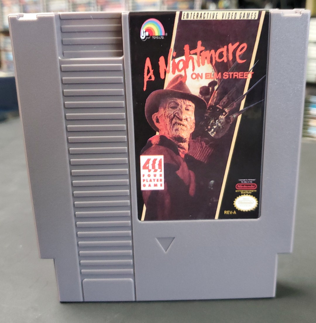 8 Bit Nintendo A Nightmare on Elm Street New NES Cartridge Free ...