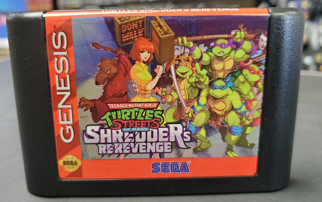 16 Bit Sega Genesis Teenage Mutant Ninja Turtles: Shredder's Revenge ...