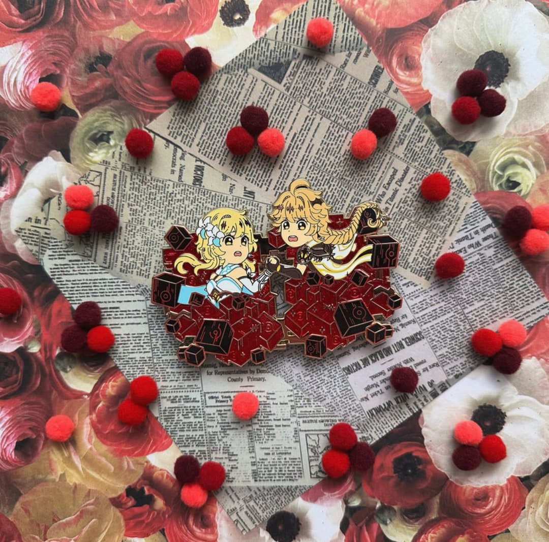 Genshin Twins Enamel Pin Etsy