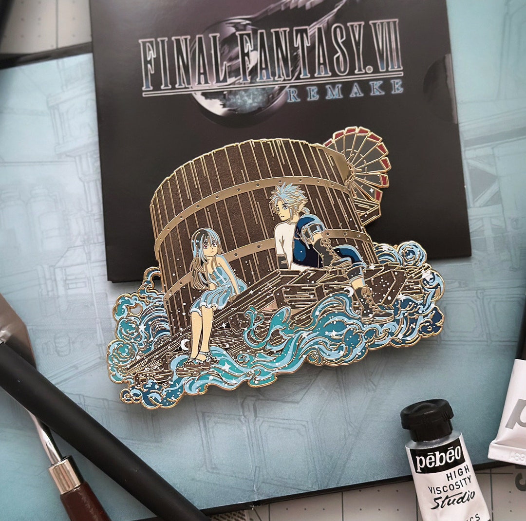Cloti FF7 Water Tower Enamel Pin - Etsy