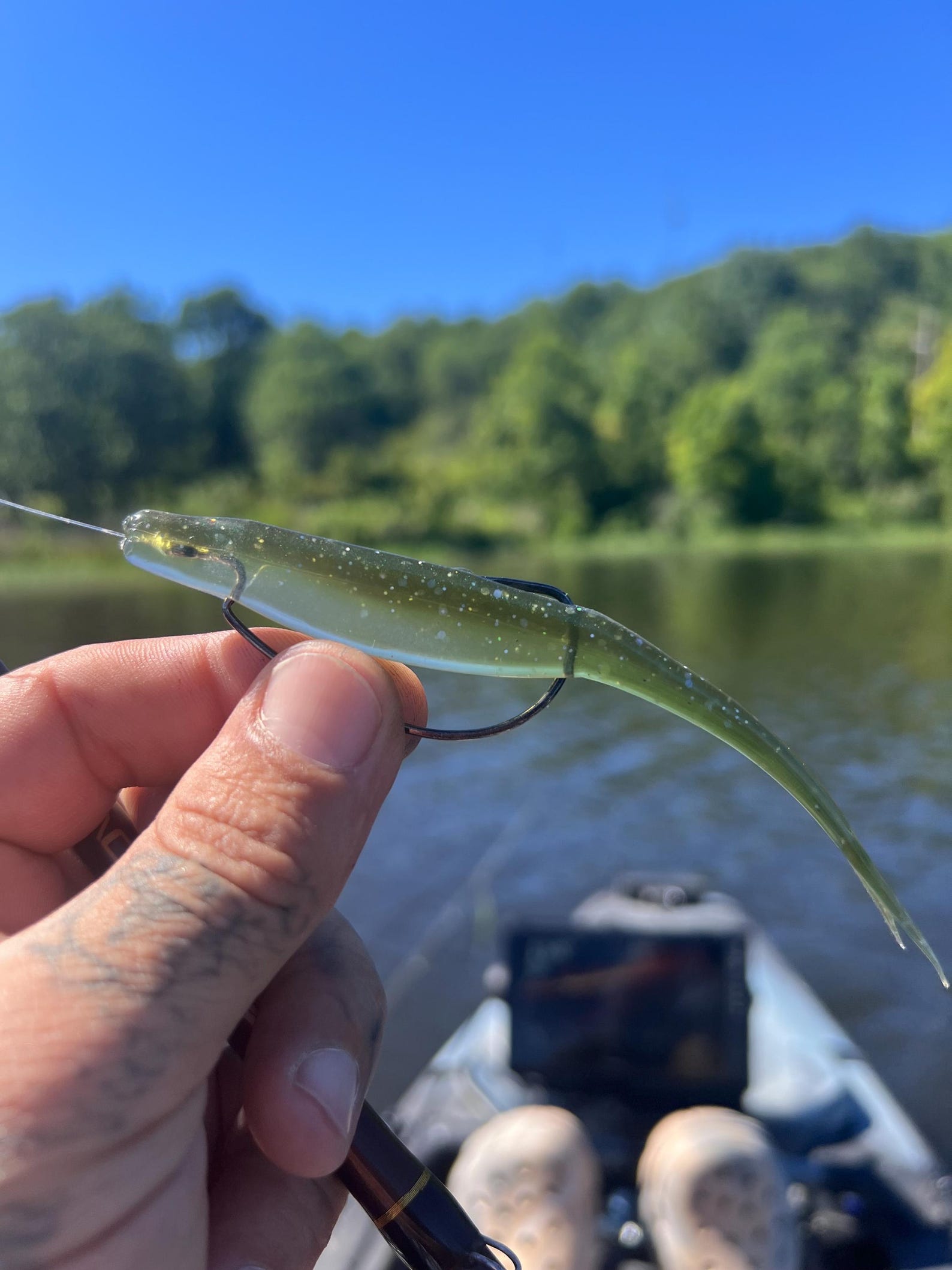 5” Split Tail Shad Fluke Style Fishing Bait (6 per Pack) - Etsy