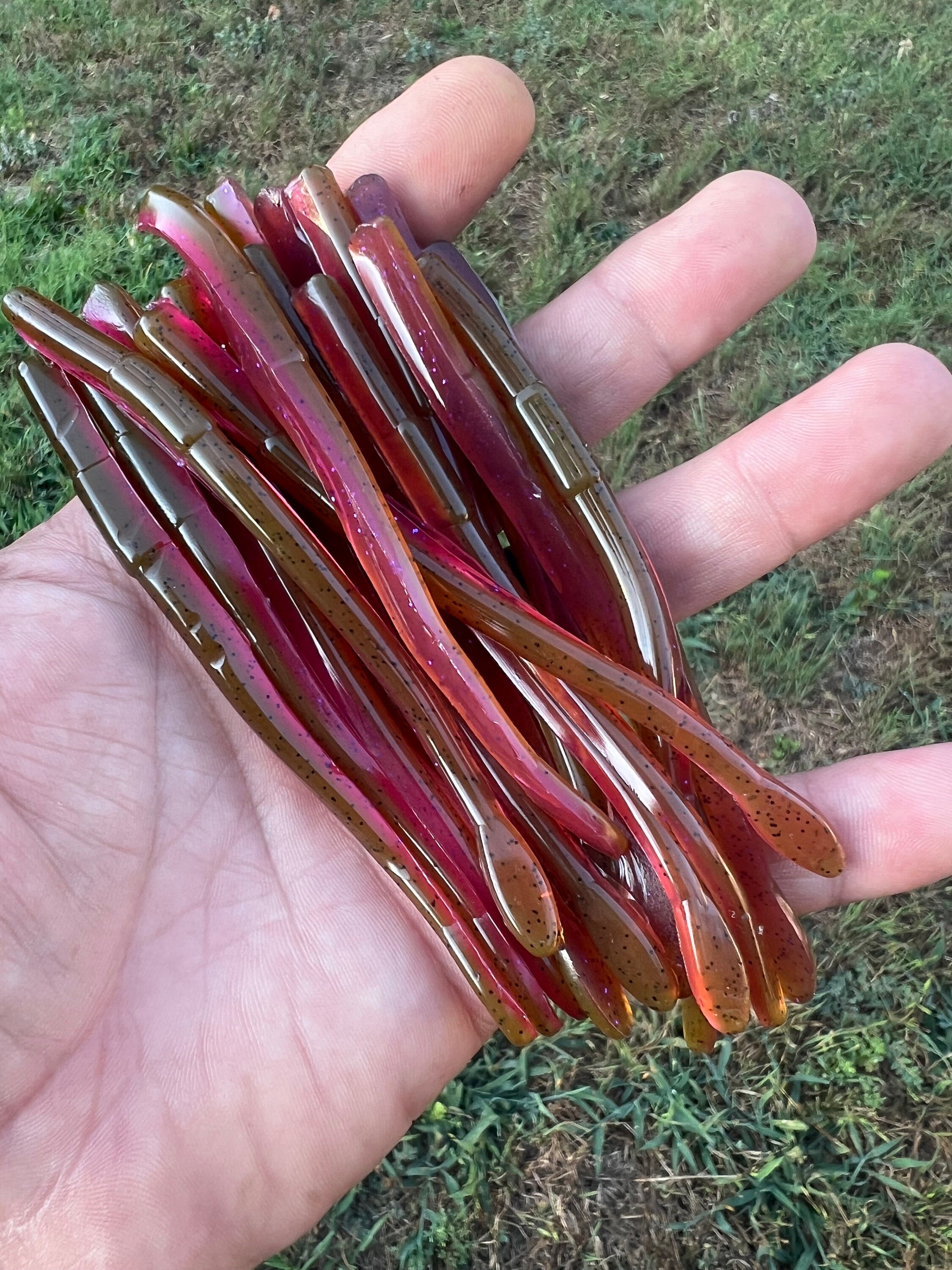 4.5” Bot Worm Drop Shot Soft Plastic Bait (12 per Pack) - Etsy