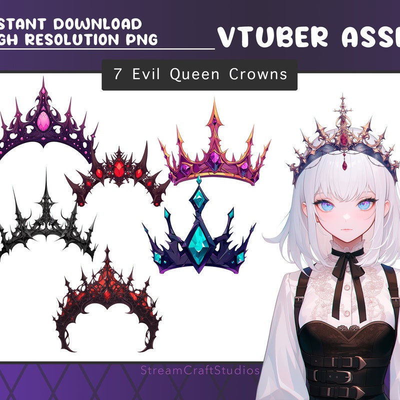 Evil Queen Crown - Etsy