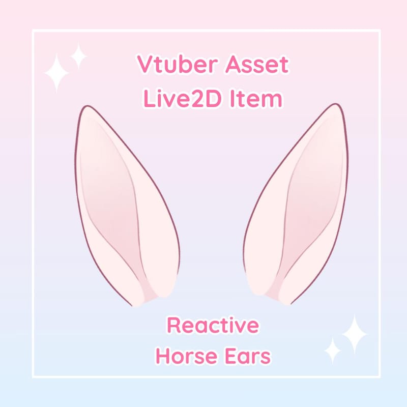 Horse Ears Illustration - Etsy