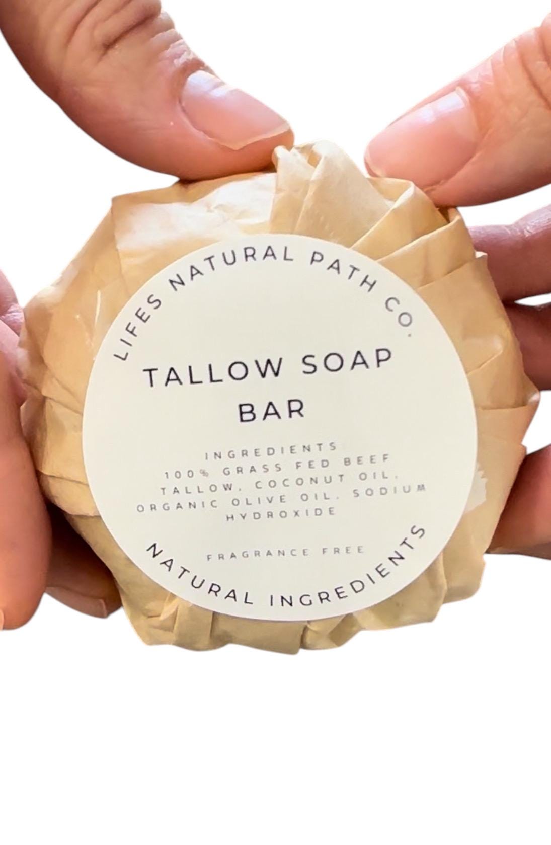 Grass-fed Tallow Bar Soap L Fragrance Free Moisturizing Organic Soap - Etsy