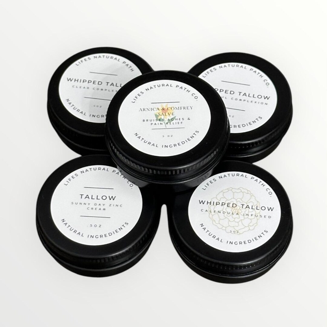 Whipped Tallow, Salves, Travel Sample Sizes Natural Ingredients - Etsy