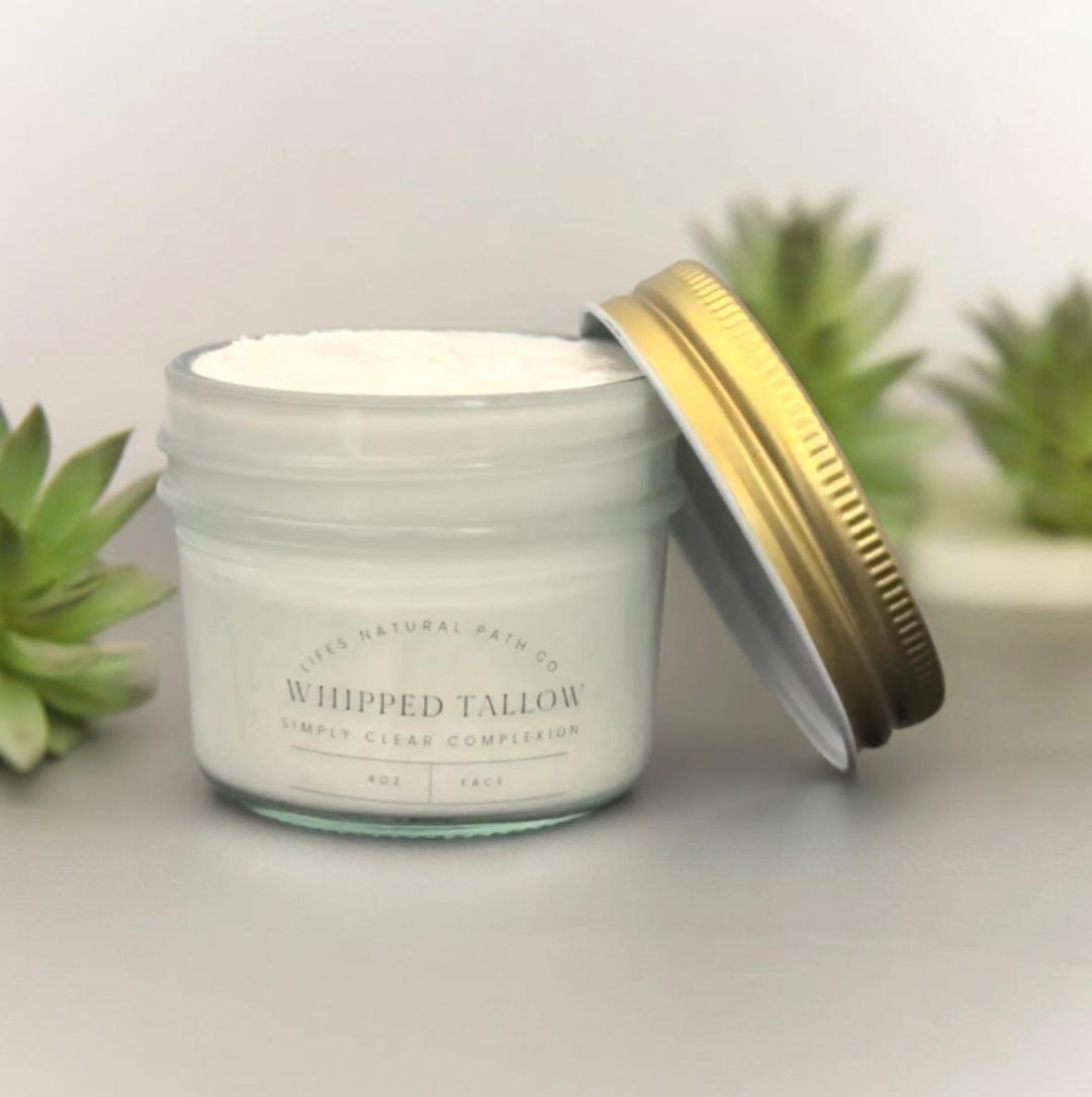 Clear Complexion Moisturizing Whipped Tallow Cream, Whipped Tallow Balm ...
