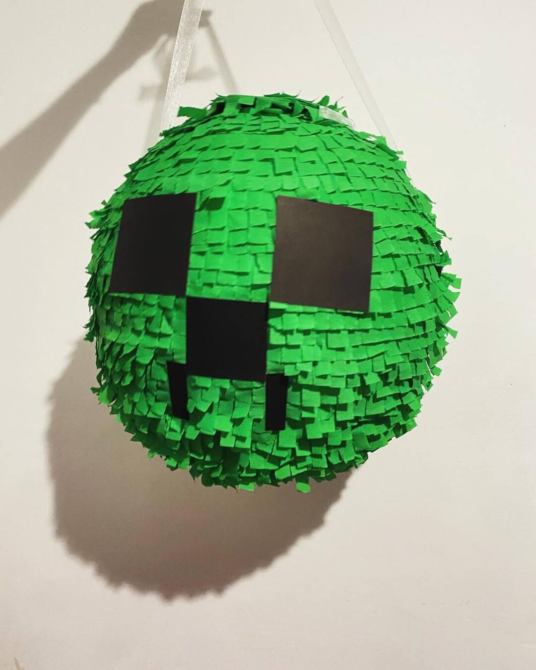 Minecraft Creeper Pinata, Papier Mache, Toy, Fun Entertainment, Made in ...