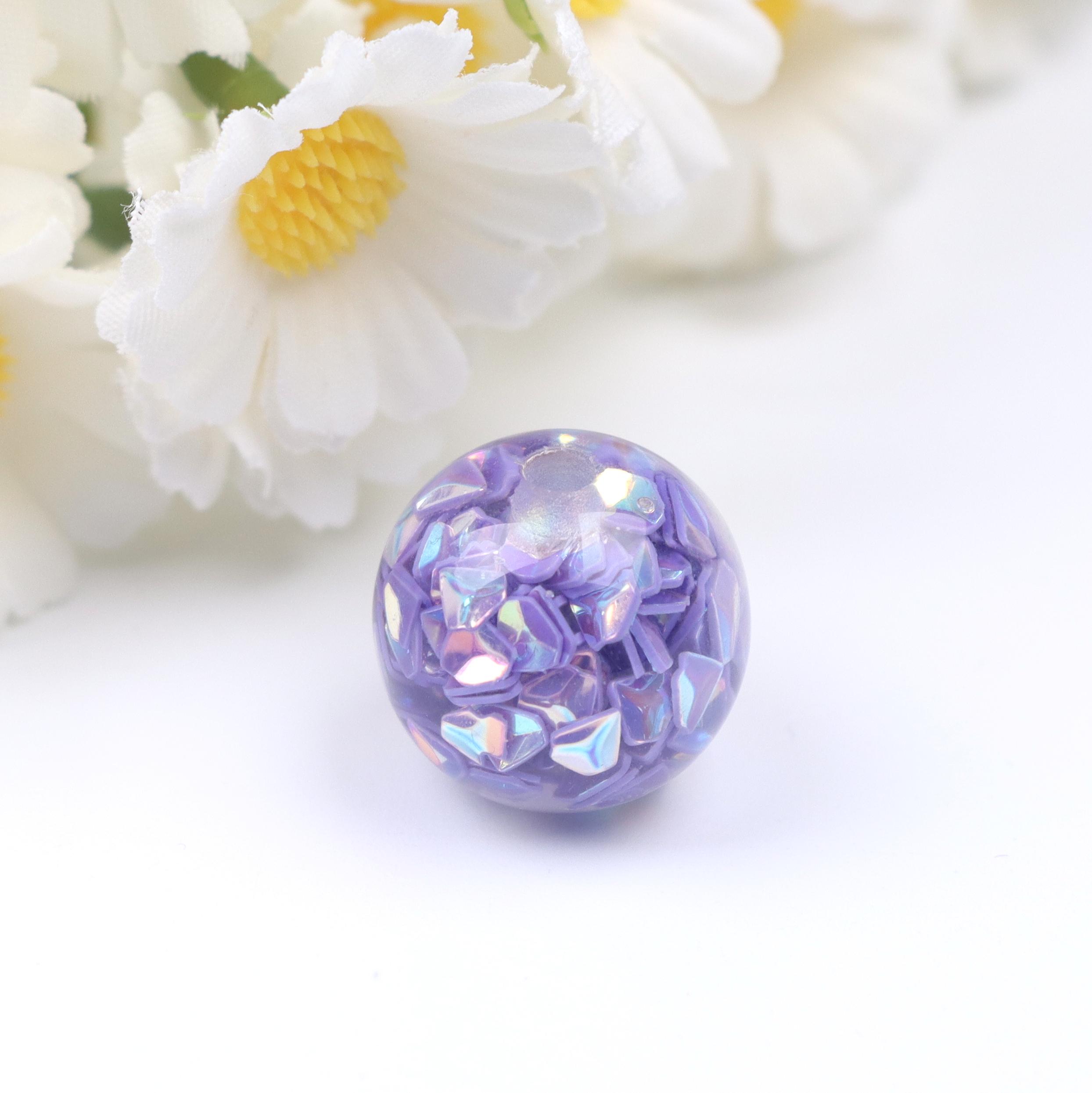 16MM Complex Mosaic Rhinestone Round Beads, Glittering and Translucent ...