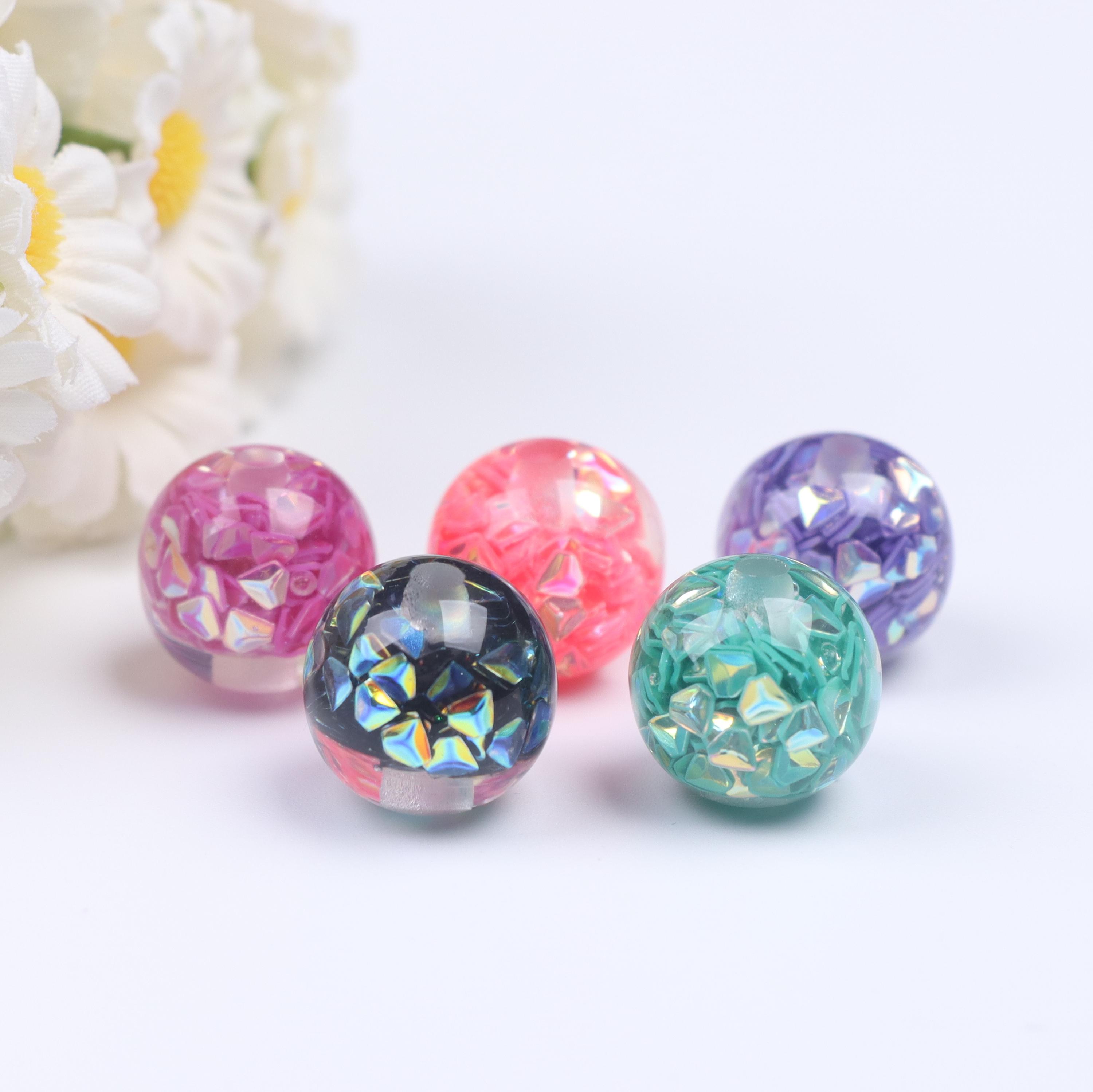 16MM Complex Mosaic Rhinestone Round Beads, Glittering and Translucent ...