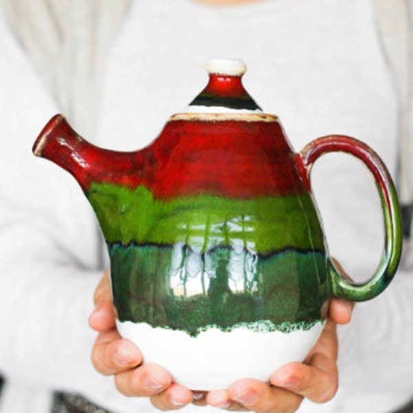 Rainbow Teapot - Etsy