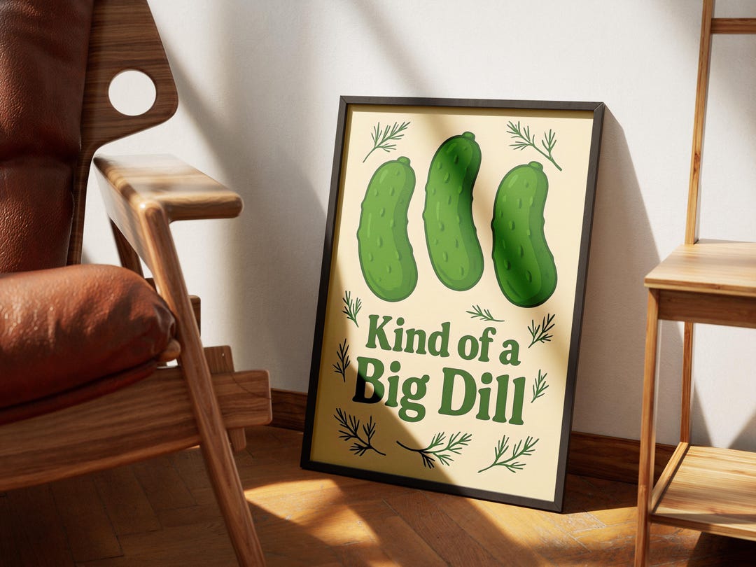Pickled Poster | Kind of a Big Dill | Pickled Vegetables Preserves ...