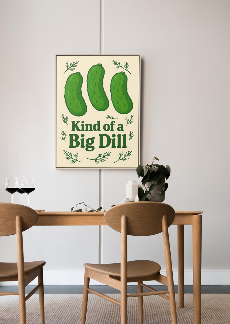 Pickled Poster | Kind of a Big Dill | Pickled Vegetables Preserves ...