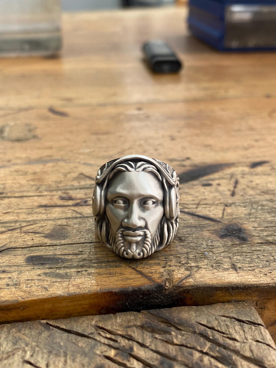 Faithful Silver Jesus Ring, Religious Catholic Gifts for Christians - Etsy