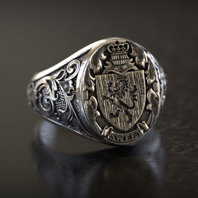 Noble Signet Ring - Etsy