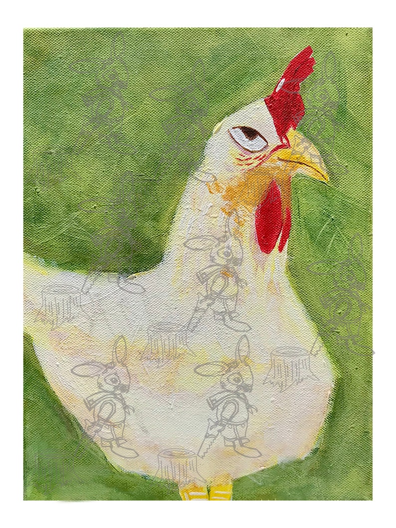 Sassy Chicken Digital Download Print Etsy