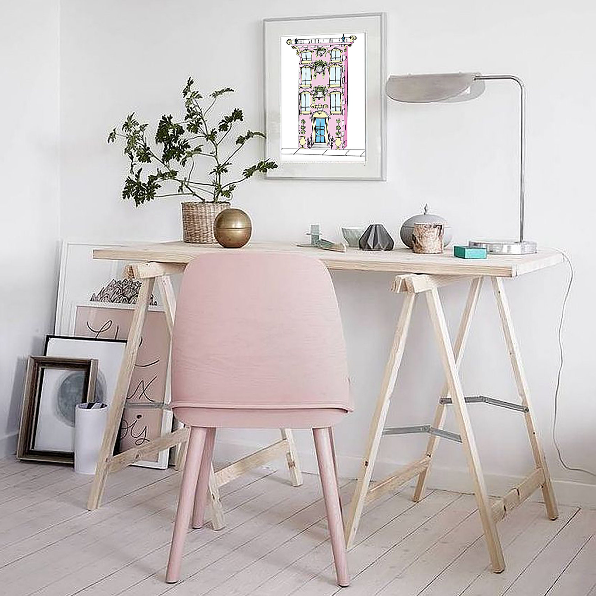 Brownstone Printable Coloring Page, Digital Download Print - Etsy