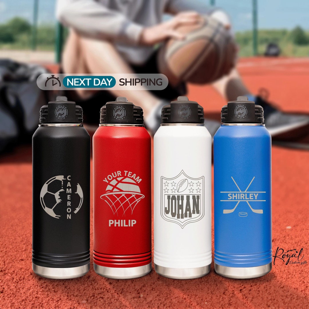 Personalized Sports Team Gift Water Bottle, Personalized Bulk Water ...