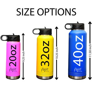 Personalized Sports Team Gift Water Bottle, Personalized Bulk Water ...