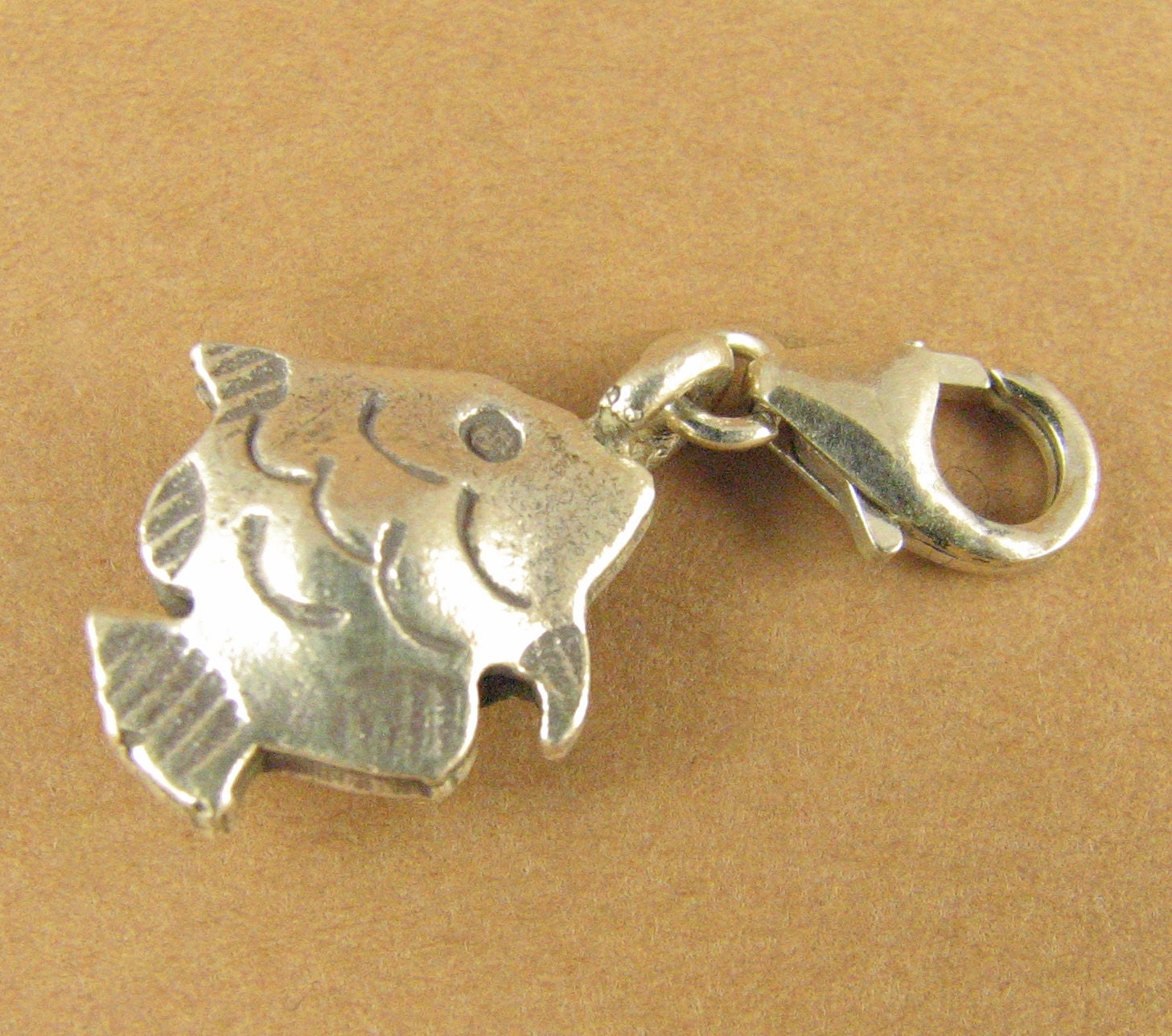 Fish Shape Clip-on Charm. 2 Sided. Sea Life. Lobster Clasp. - Etsy ...