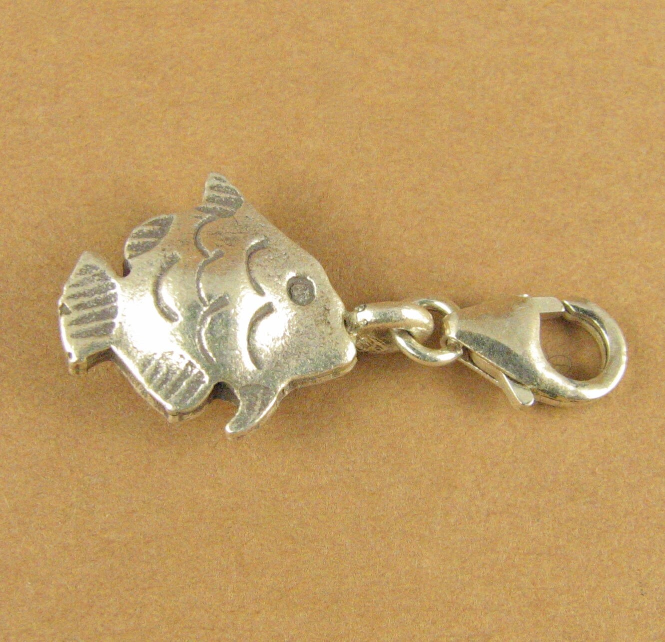 Fish Shape Clip-on Charm. 2 Sided. Sea Life. Lobster Clasp. - Etsy ...
