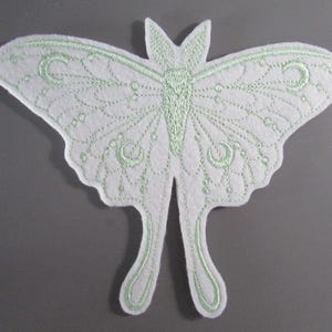 Luna Moth Embroidered Sew on Applique Patch - Etsy